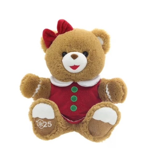 Christmas 2025 Snowflake Large 18” Plush Gingerbread Girl Teddy Bear ...