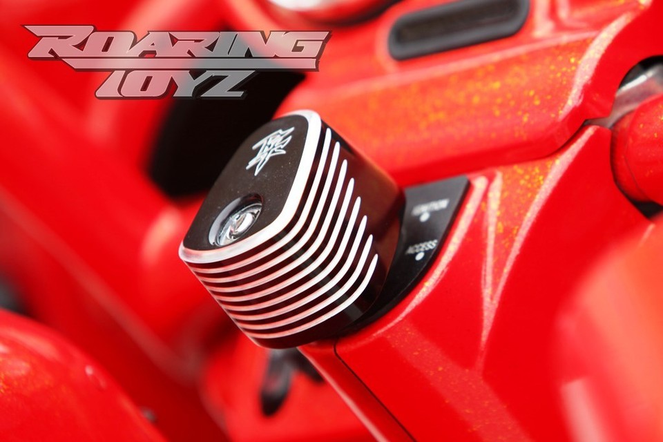 Custom Billet Anodized Ignition Cap Cover Street Glide Road Glide Pin ...