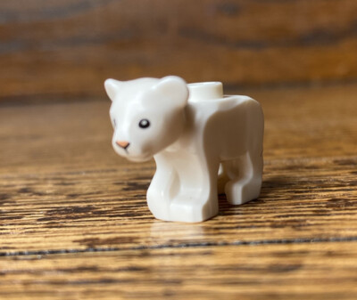 Lego White Lion Cub From Set 60307 Brand New | eBay