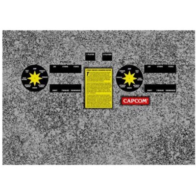 Street Fighter II Champion Arcade Control Panel Overlay CPO Textured ...