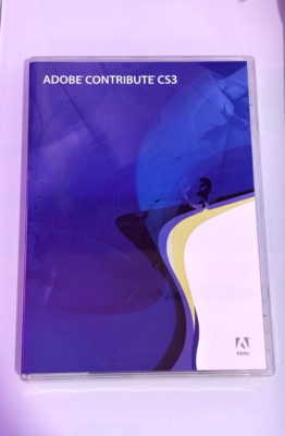 Adobe Contribute Cs3 Complete for MAC with video tutorial disc | eBay