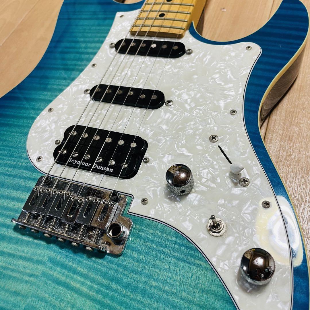 Electric Guitar FGN Fujigen JOS-FM-M J-Standard Blue Burst Electric Guitar FGN Fujigen JOS-FM-M J-Standard Blue Burst
