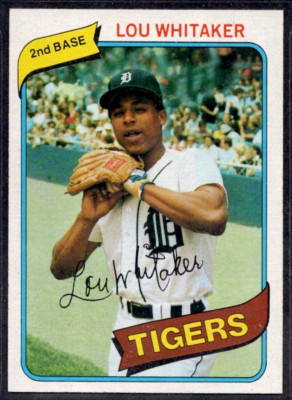 1980 Topps Baseball #358 Lou Whitaker Detroit Tigers NM-MT *eb | eBay