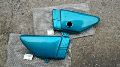 Yamaha 2strokes RX100 RX-100 L/R Plastic Side Cover Green NEW ...