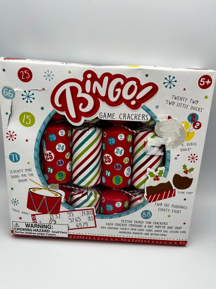 Christmas Bingo Game Crackers | eBay