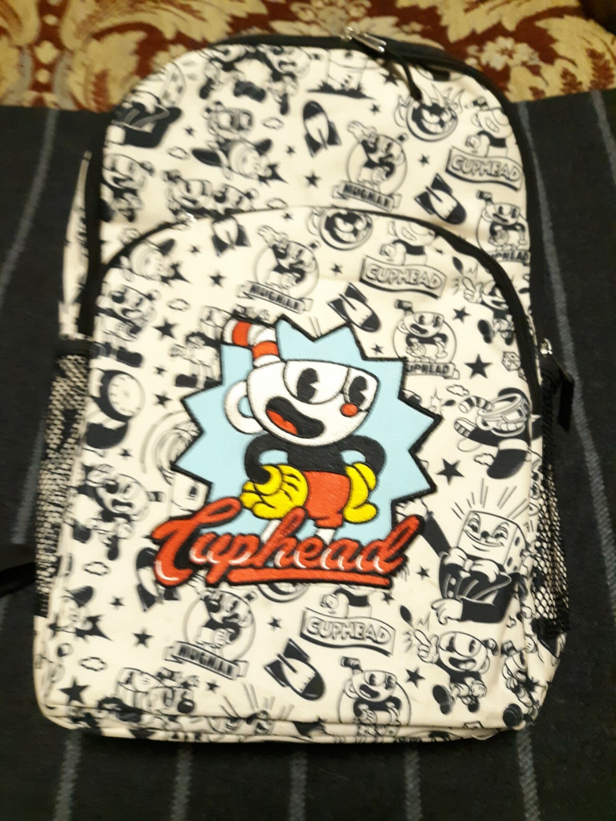 RARE Cuphead & Mugman Loungfly School Backpack Camp T… - Gem