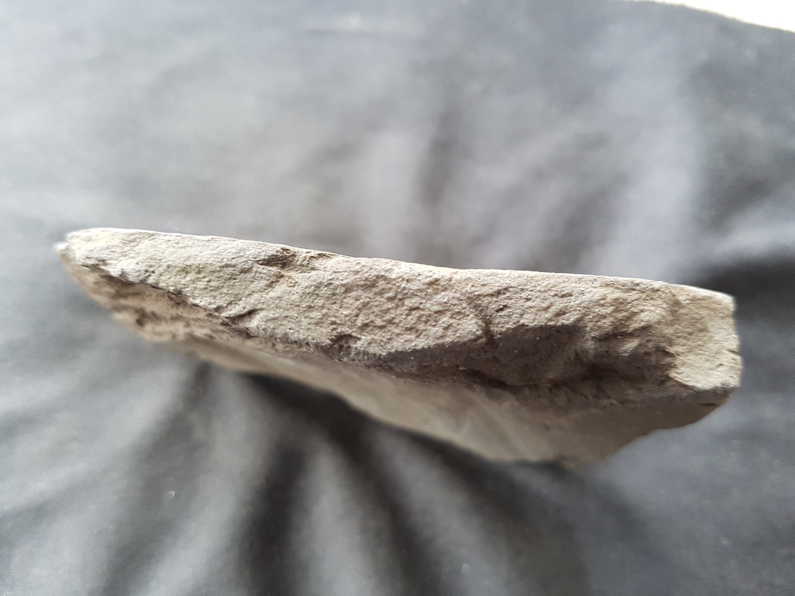 VR Roman Greyware shard with makers mark and faint Chi Rho from East ...