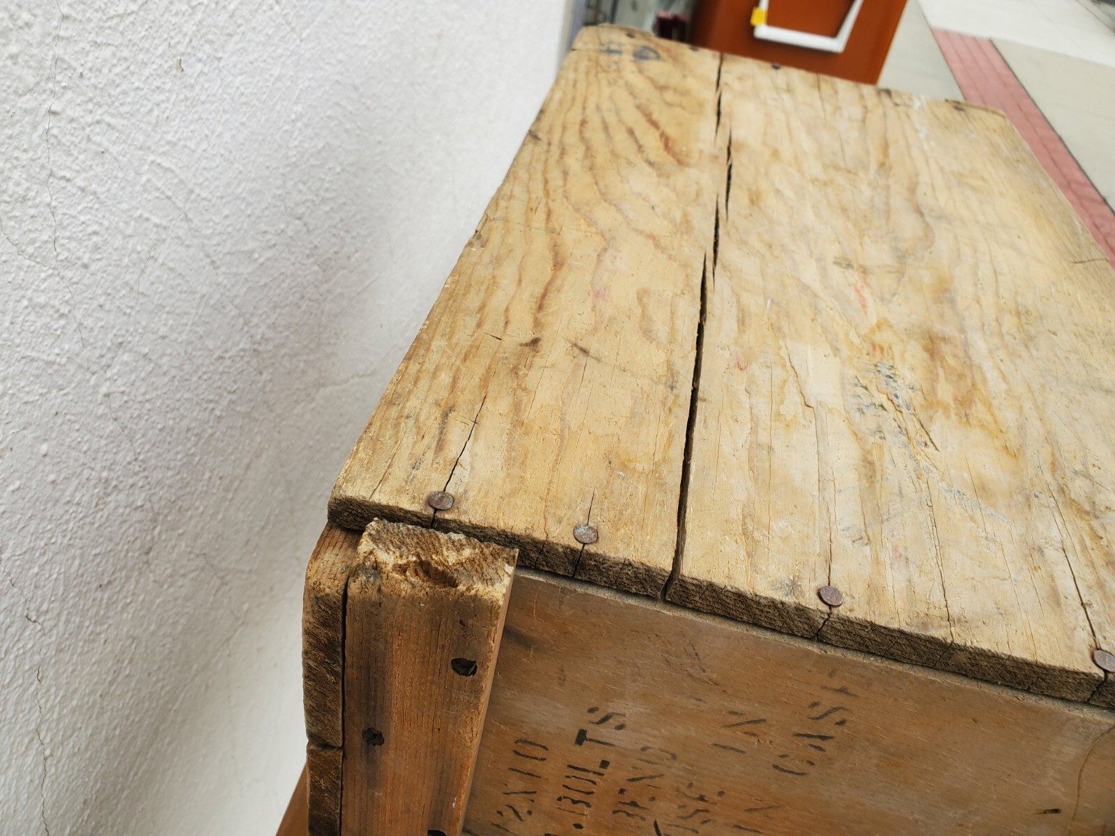 Vintage wood bolt crate Bethlehem Pacific steel L.A. San Fransisco ...