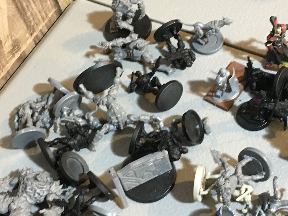 A27700 UNKNOWN ALL METAL MINIATURES LOT INCOMPLETE GRENADIER PARTHA ...