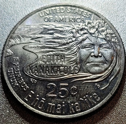 2023 d edith kanakaole quarter error Double date | eBay