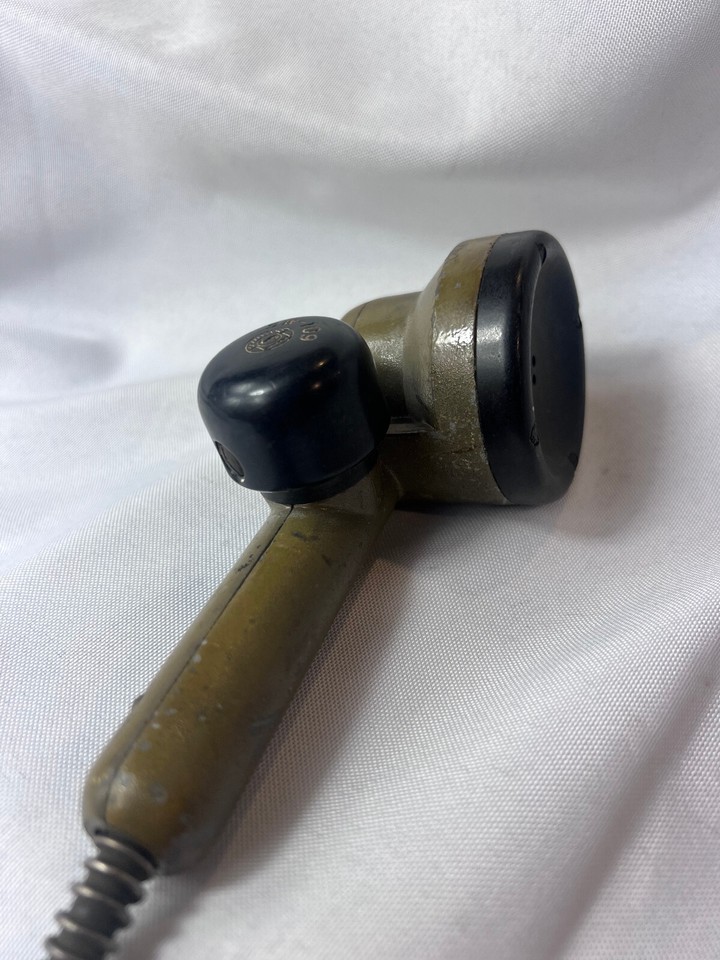 WWII Aircraft Microphone Hand Held SHURE T-17 SW-109 Army Tank Military ...
