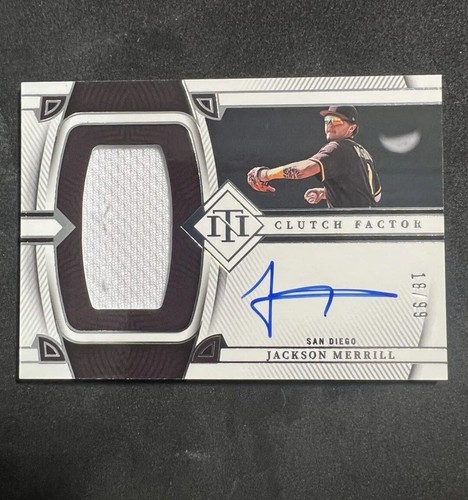 2023 National Treasures Jackson Merrill Patch Auto /99 | eBay