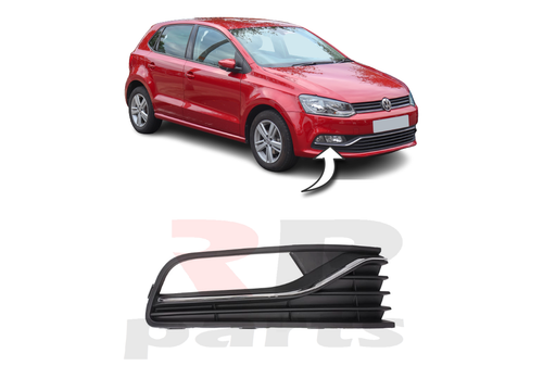 FOR VW POLO 6R 2014 - 2017 NEW FRONT BUMPER LOWER FOGLIGHT GRILL RIGHT ...
