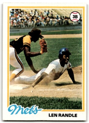 1978 Topps Len Randle New York Mets #544 | eBay