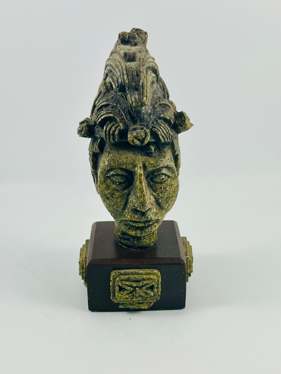 Aztec Head Statues