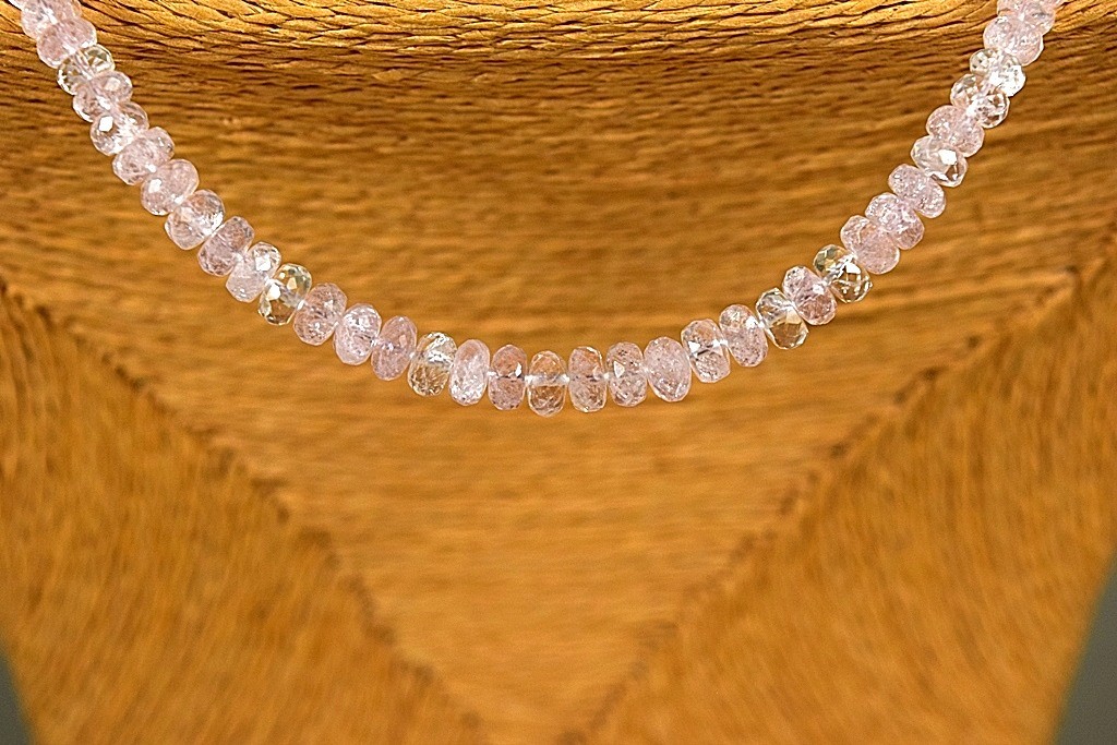 MORGANIT KETTE COLLIER 94,70ct rosa Beryll Edelstein Schmuck Heilstein Halskette | eBay.de