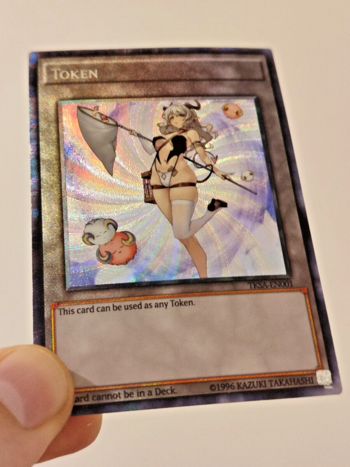 YU-GI-OH! Token - Sexy Waifu Girl - [Holo] Ultimate rare foil card shiny - Ecchi | eBay