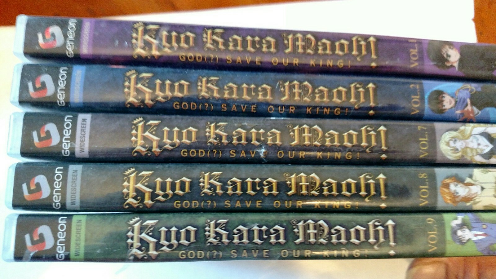 Kyo Kara Maoh ~ God Save Our King ~ Lot of 5 Empty Cases ~ Geneon | eBay