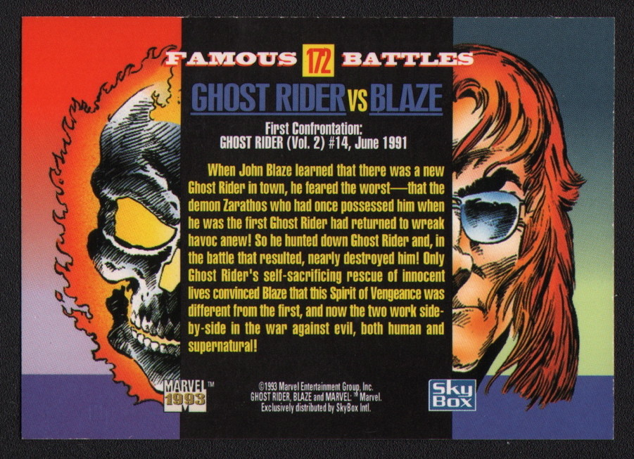 Pat Broderick SIGNED 1993 Marvel Universe Trading Art Card ~ Ghost ...