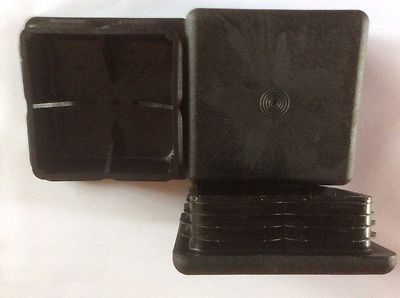 4 of 100mmx 100mm Plastic End Caps for metal box section | eBay