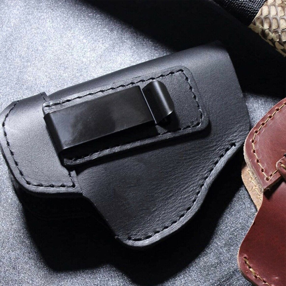 Tactical IWB Leather Holster Concealed Carry OWB Belt Right Left Hand ...