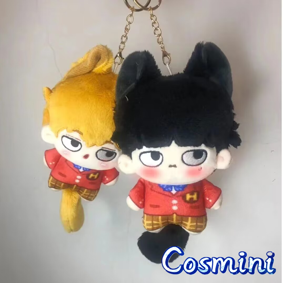10cm Mob Psycho 100 Kageyama Shigeo Plush Doll Keychain Pendant Toy ...