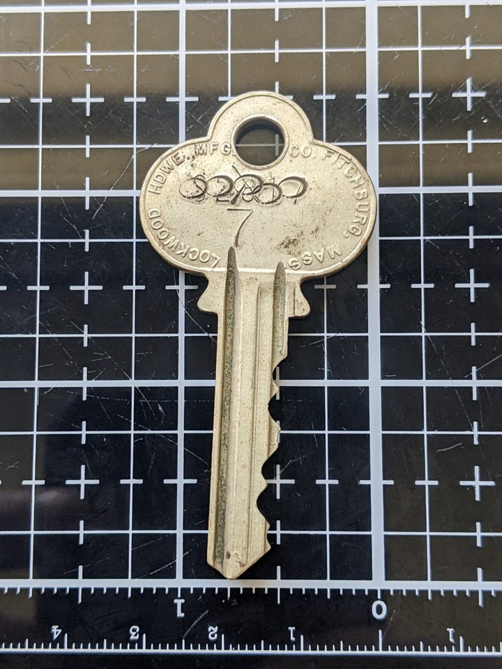 vintage Lockwood key Lockwood hardware, Fitchburg Mass. | eBay
