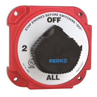 Perko 8603 DP Switch with AFD 380/850Amp 6 to 32V Heavy Duty Battery ...