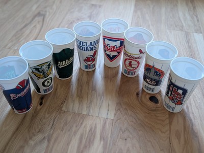 Lot Of 8 Vintage ICEE Baseball Cups, Phillies, A’s, Braves, Cardinals ...