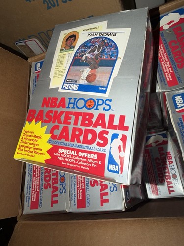 LOT of 3 1989-90 NBA Hoops Series 2 Wax Box 36 Pks F/Sealed Case David ...