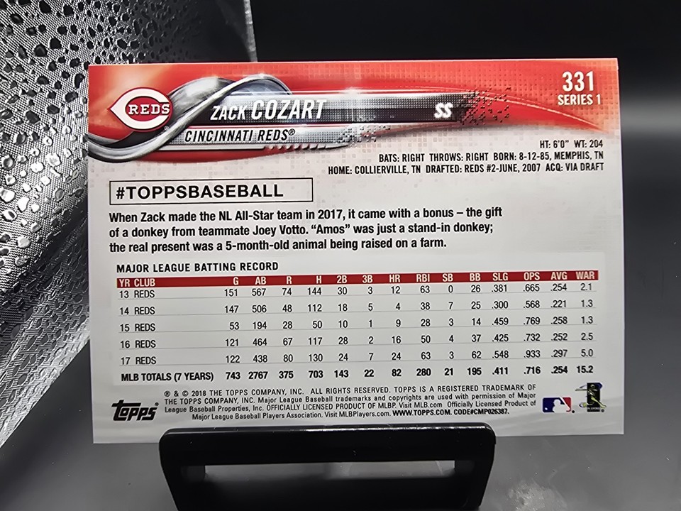 2018 Topps Factory Set All-Star Game Zack Cozart #331 | eBay