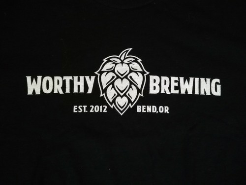 Worthy Brewing Bend Oregon OR Craft Beer Hop Logo Men’s Size Large L ...