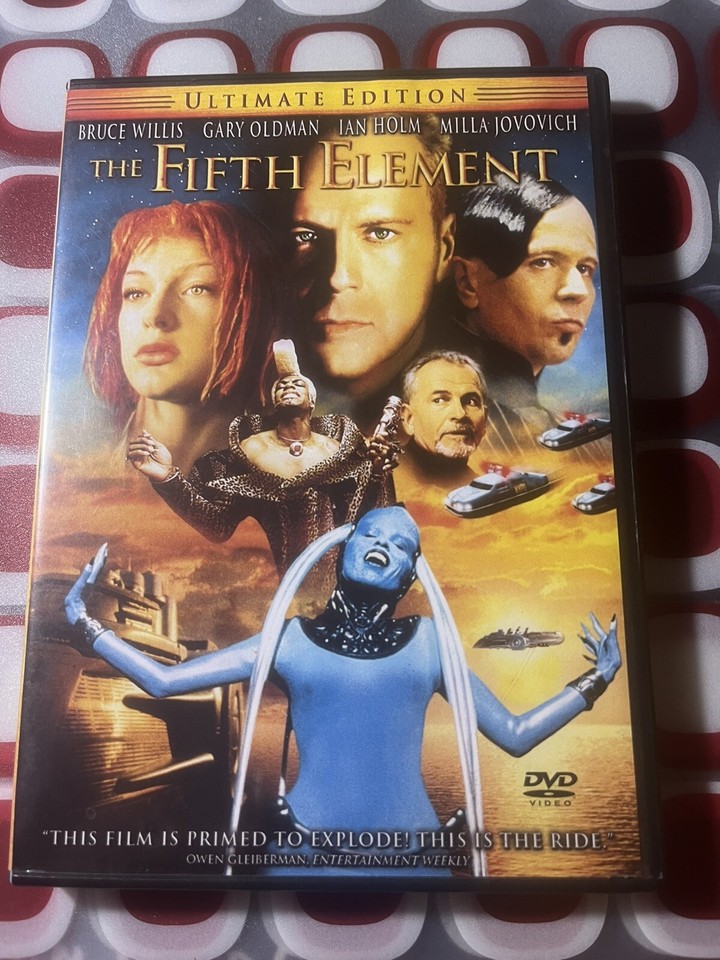 The Fifth Element (DVD, 1997) BRUCE WILLIS GARY OLDMAN MILLA JOVOVICH ...