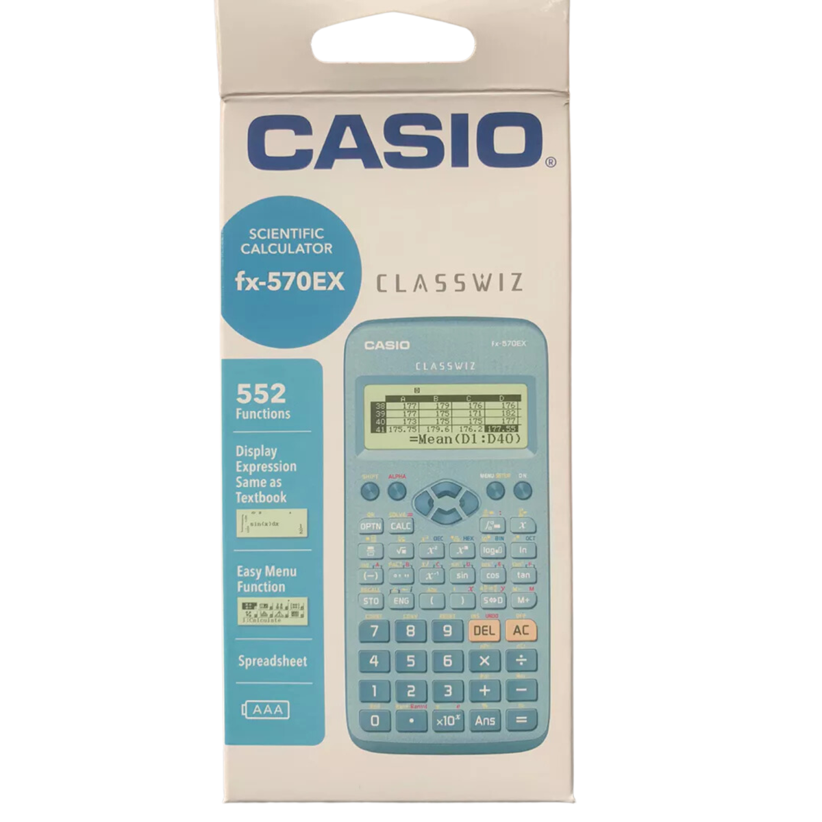 Scientific Calculator Fx500 Blue Calculators At The Works School And