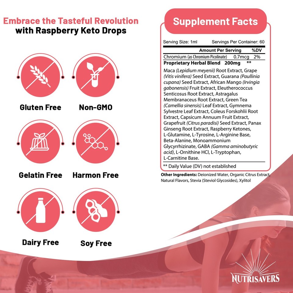 Raspberry Ketone Drops 2oz – Appetite Control, Boost Metabolism, Reduce ...