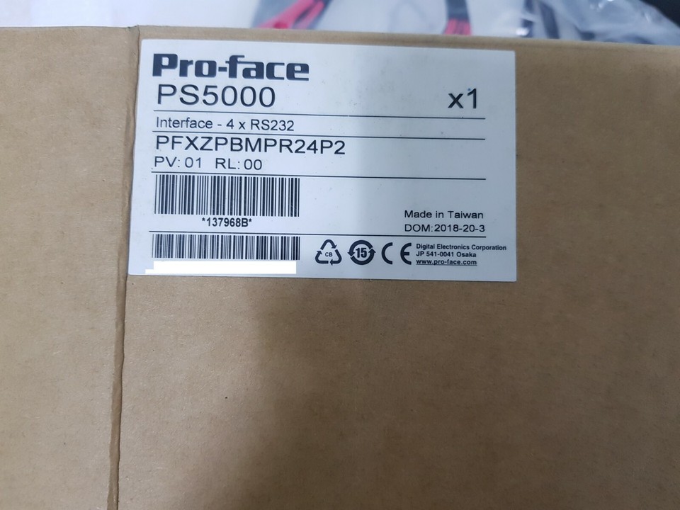 NEW PRO-FACE PS5000 PFXZPBMPR24P2 INTERFACE-4XRS232,PV:01 RL:00 FREE ...