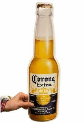 Corona Extra Metal Tin Beer Bottle Bar Pub Sign 22” X 6” Garage Mancave ...