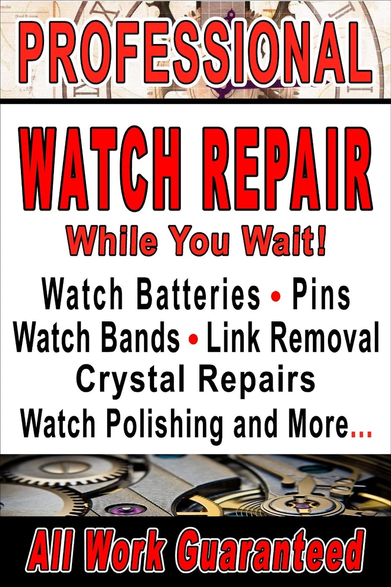 Watch Repair Sign