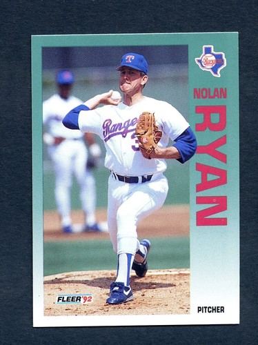 1992 Fleer Baseball Card #320 Nolan Ryan Rangers NM-MT | eBay