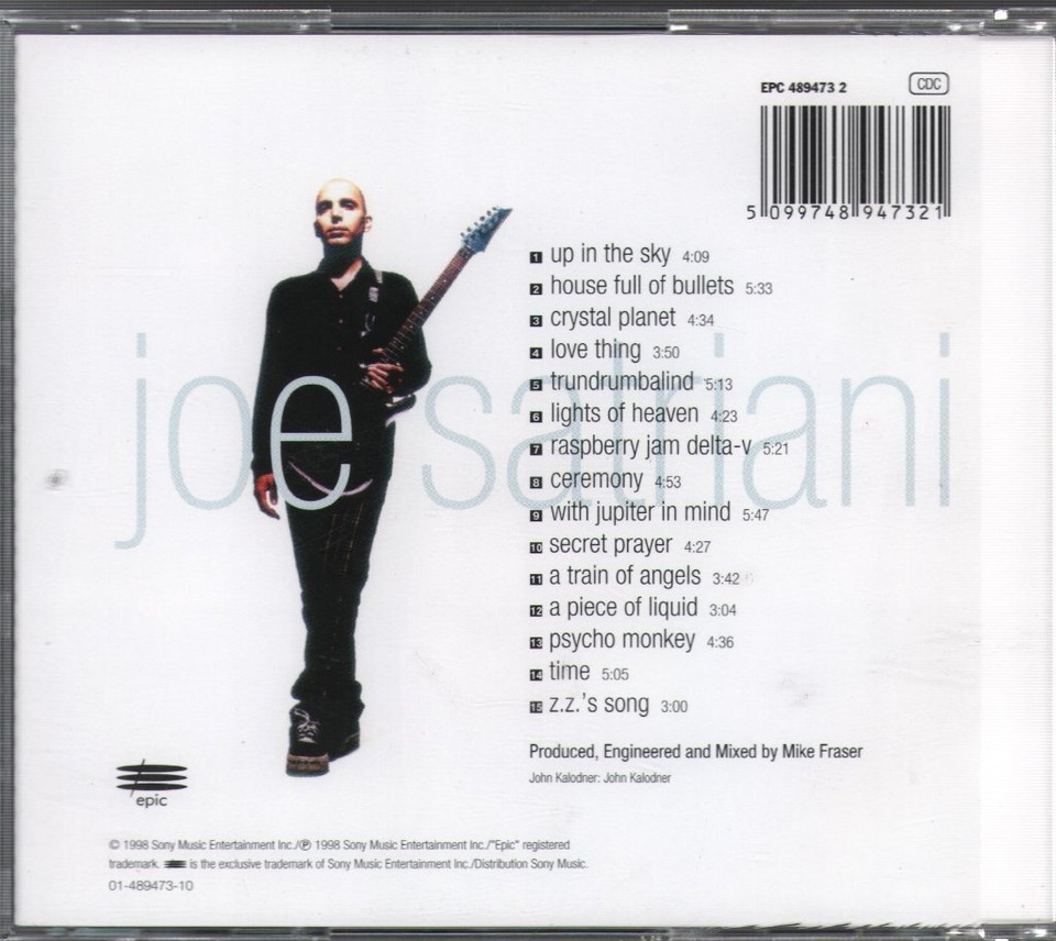 Joe Satriani Crystal Planet CD Europe Epic 4894732 | eBay