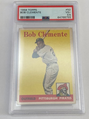 1958 Topps #52 Bob Clemente PSA VG+ 3.5 | eBay