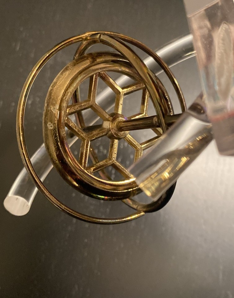 Gyroscope with Lucite Display Stand | eBay