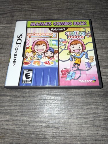 Cooking Mama 2 Mamas Combo Pack DS CIB + Crafting Mama Nintendo DS 2012 Complete 96427017967| eBay