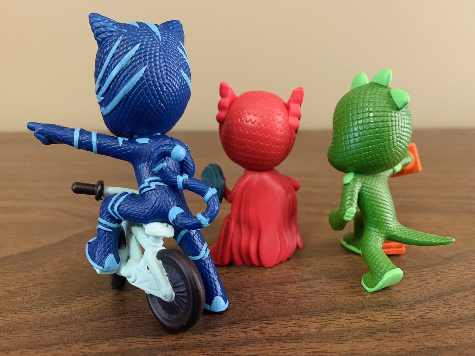 PJ MASKS LOT OF 3 Figures - Catboy W Bike, Gekko W Cones, Owlette W ...