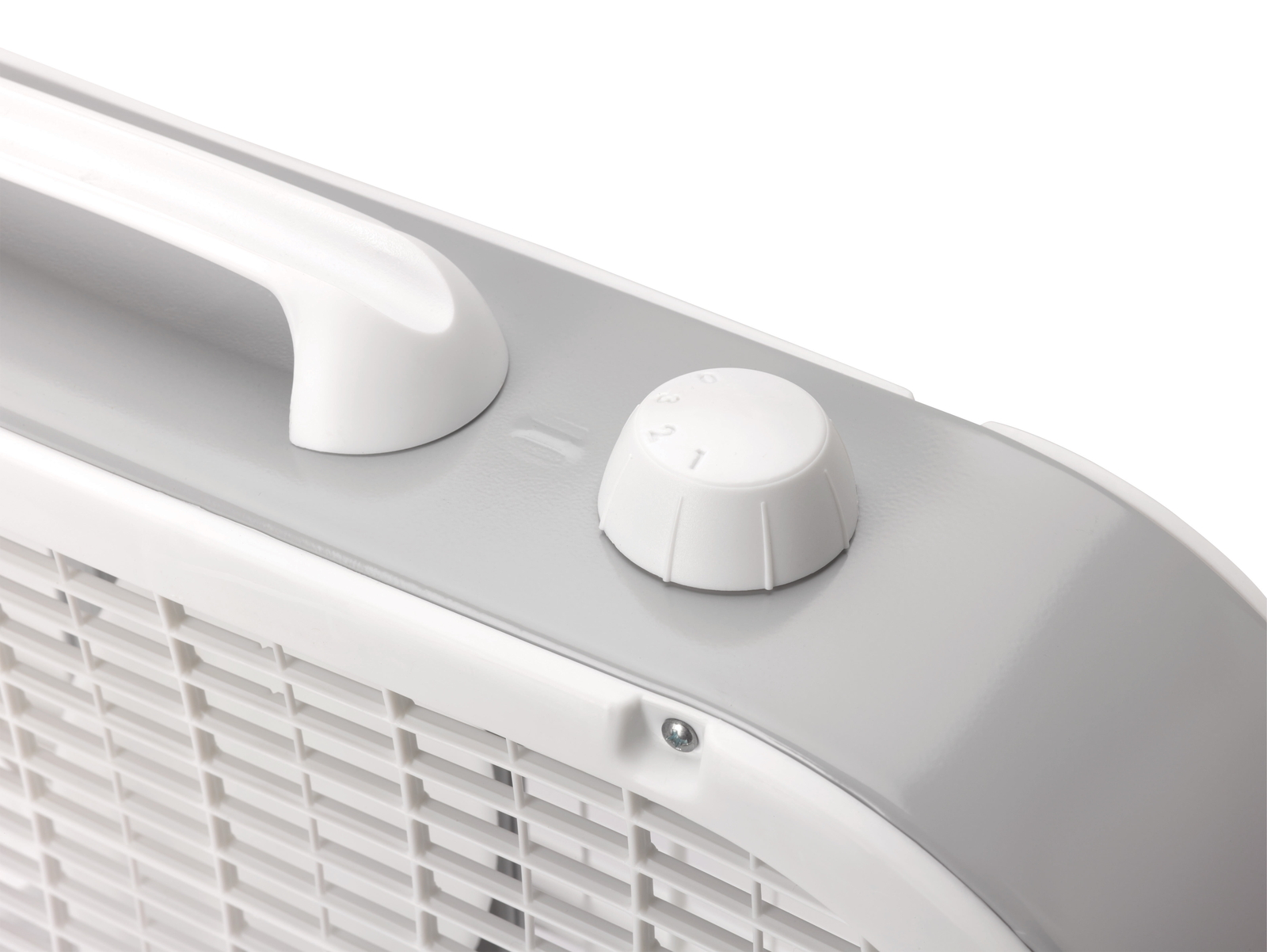 Cool Colors 20" Box Fan with 3-Speeds 22.5" High White Box Fans ...