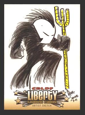 2011 Cryptozoic CBLDF Liberty Artist Sketch Card by Vince Sunico | eBay