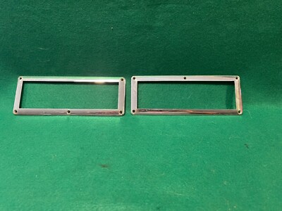 Vintage Wooden RUNABOUT Boat STEP PLATE BEZEL chrome 8 3/4" X 3 1/4 ...