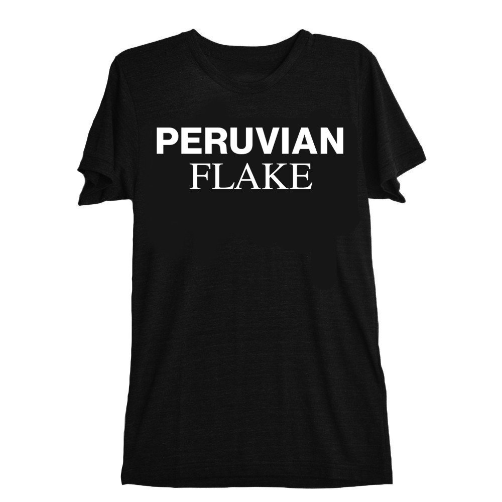 Limited Edition Peruvian Flake Designer Tee T shirt in Black | eBay UK