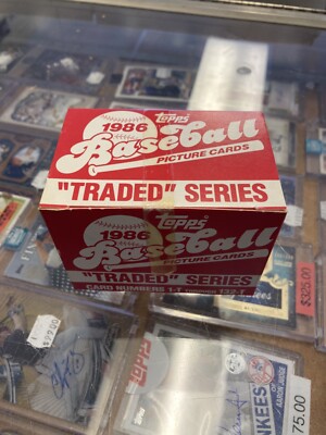 1986 Topps Traded Baseball Set Bonds RC Factory Sealed with factory ...