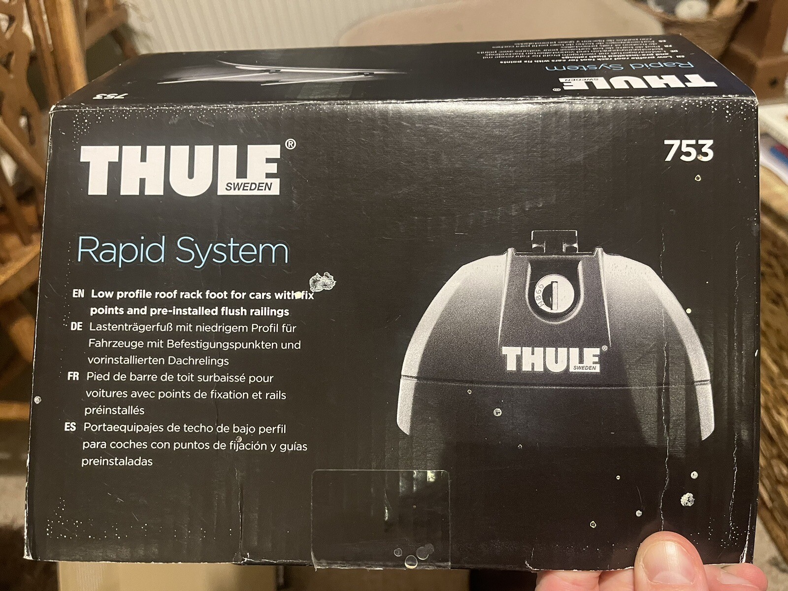 Thule 753 Rapid System Roof Rack Foot - Pack of 4 7313020041582 | eBay